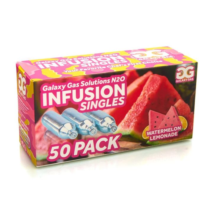Galaxy Gas Infusion Watermelon Lemonade Whipped Cream Chargers