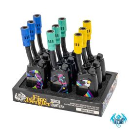 Special Blue Fire Bender Torch Display 9ct